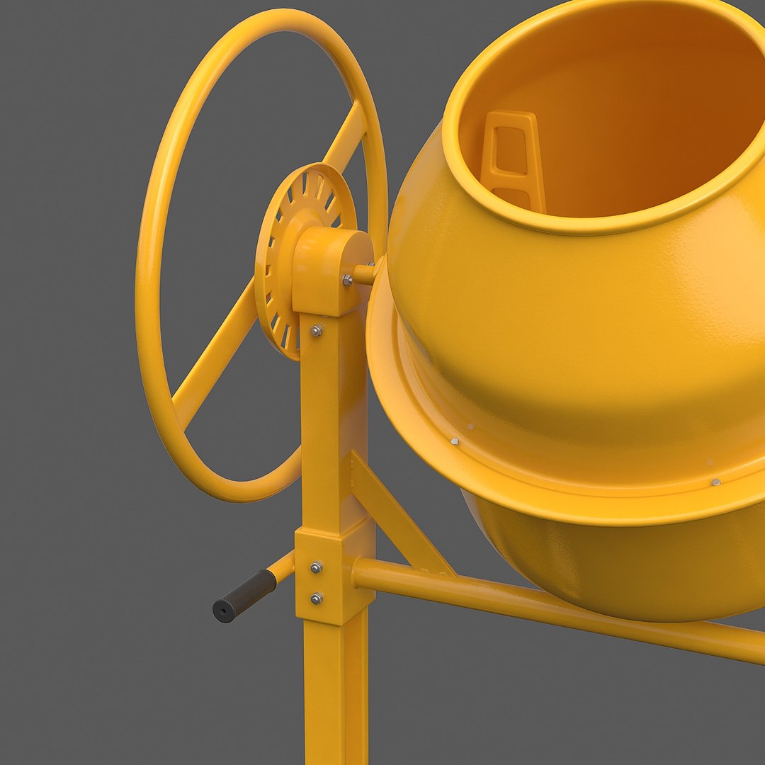 Concrete Mixer 3d Model