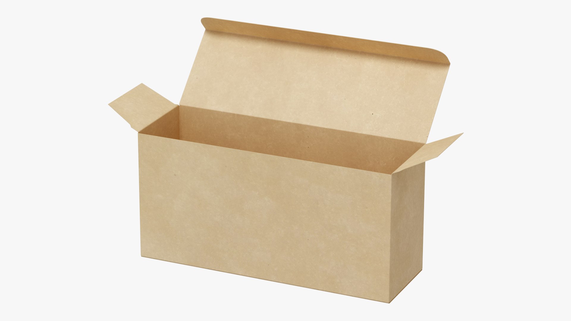 Open Packaging Box 04 3D model - TurboSquid 2054366