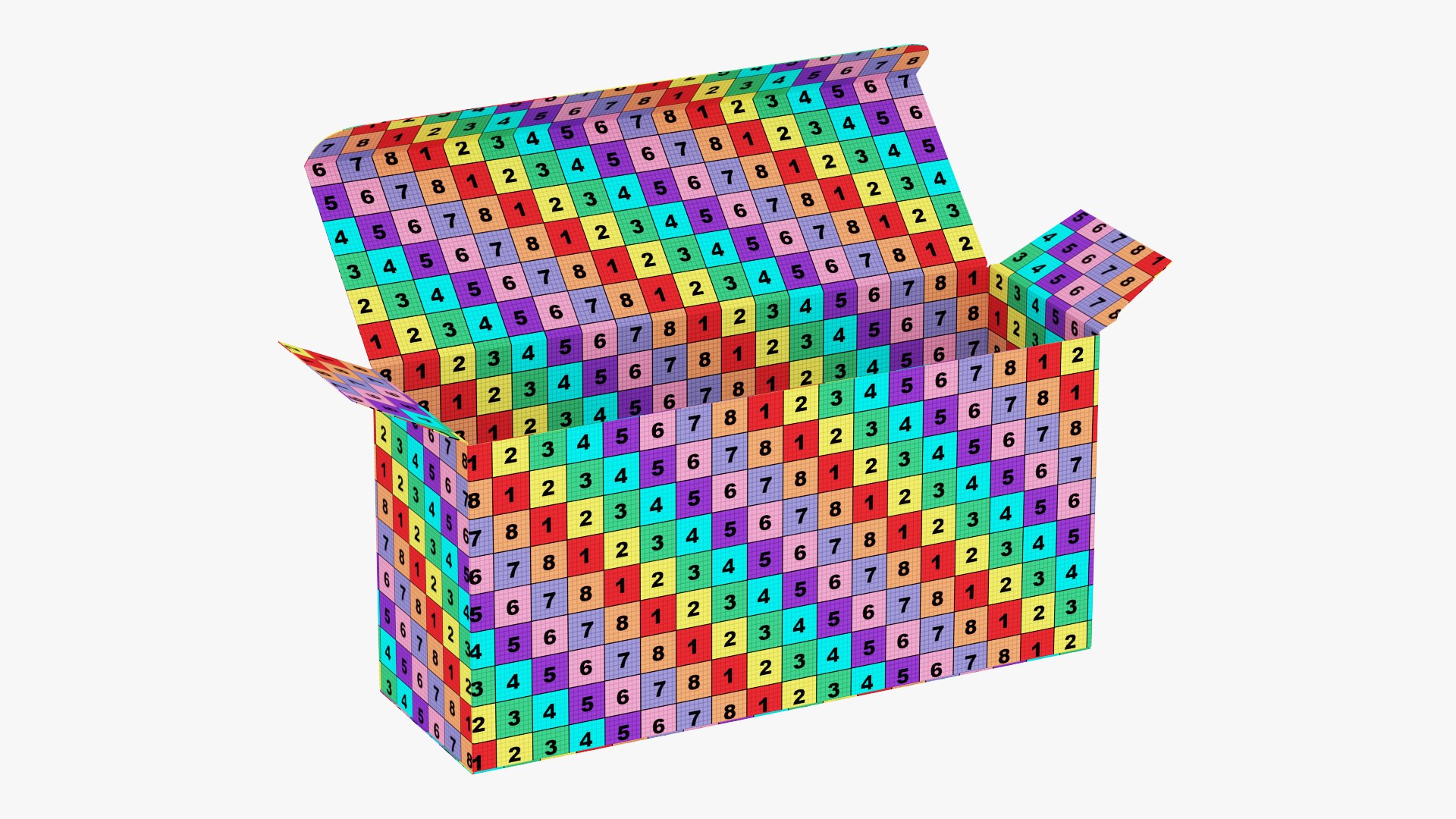 Open Packaging Box 04 3D model - TurboSquid 2054366