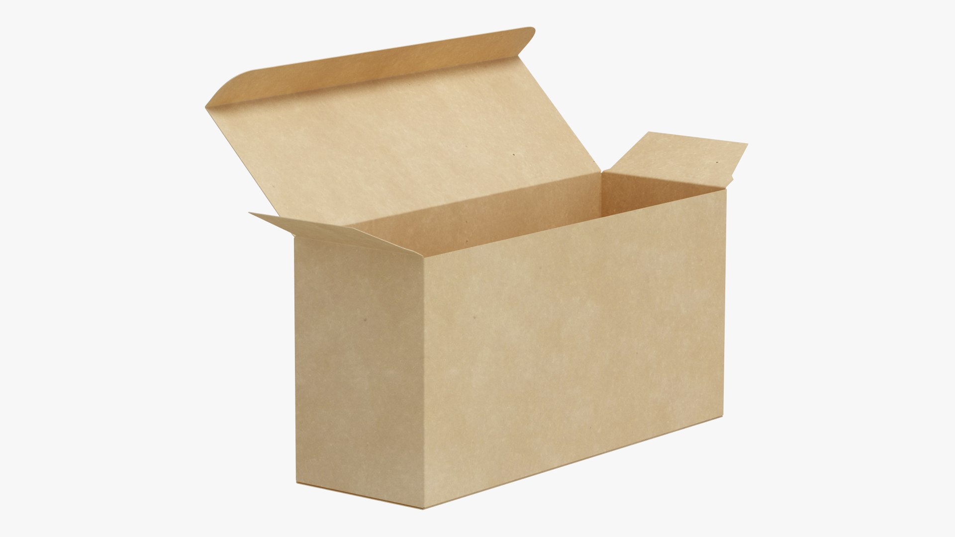 Open Packaging Box 04 3D model - TurboSquid 2054366