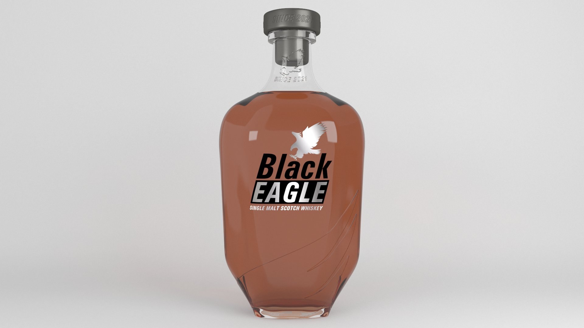 3D Bottle alcohol model - TurboSquid 1795957