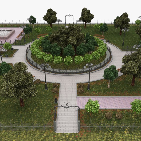 Park 3D Models for Download | TurboSquid