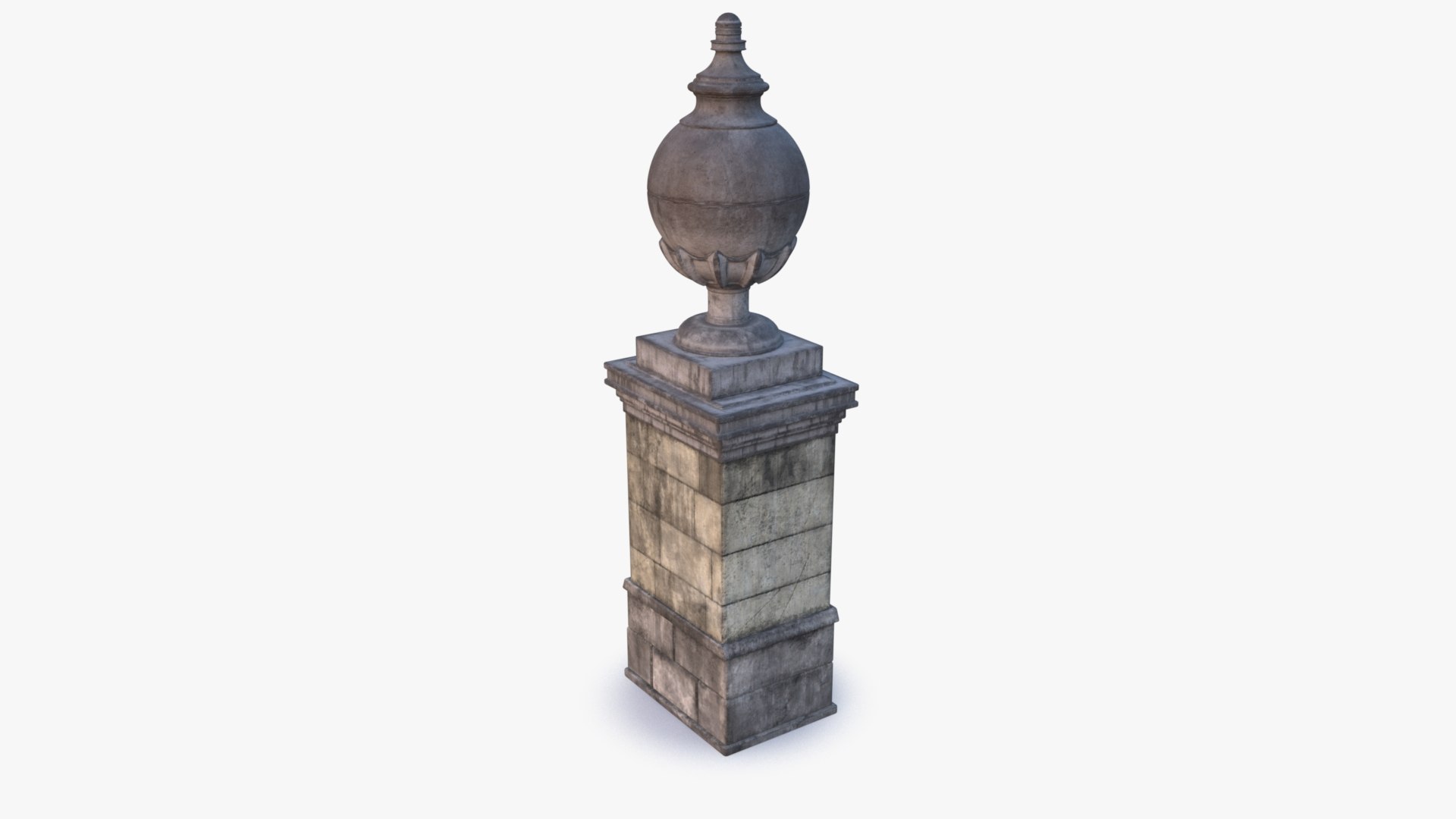 3D Stone Pillar 0002 Model - TurboSquid 1897463