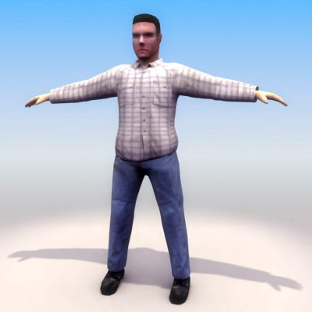 3d Model Human Rigged