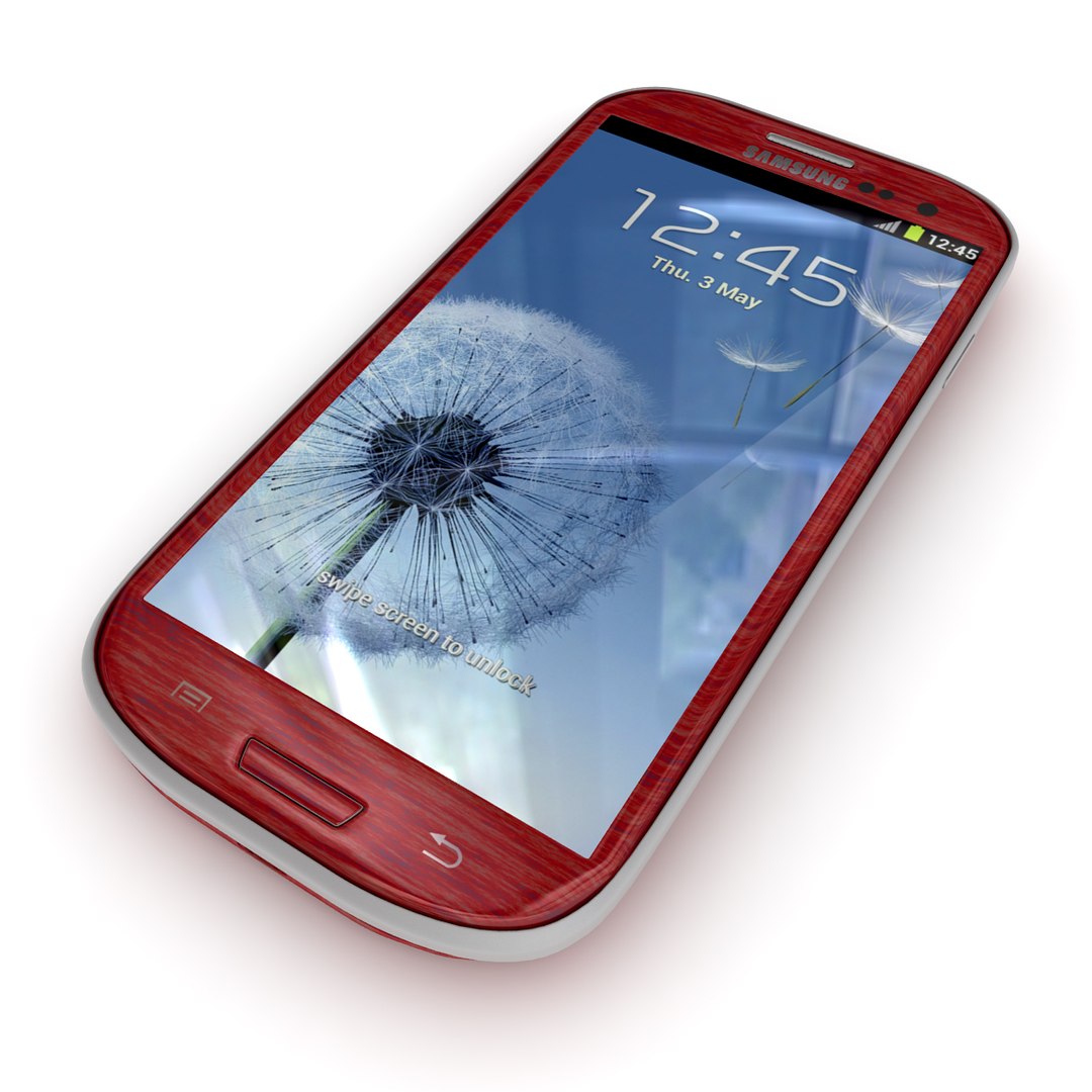 3ds max samsung galaxy s3 smartphone