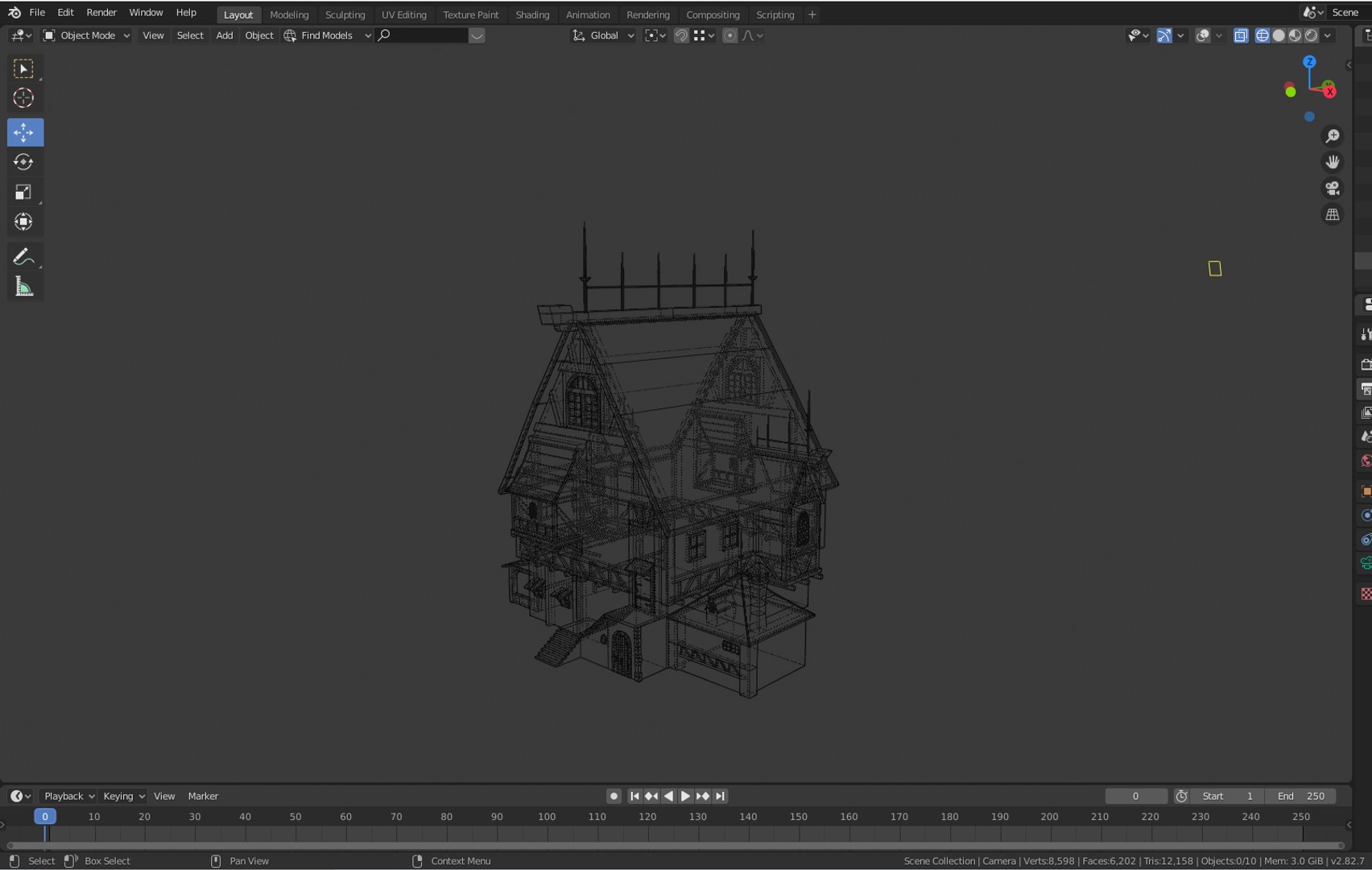 Mediaval House 3D Model - TurboSquid 1559855