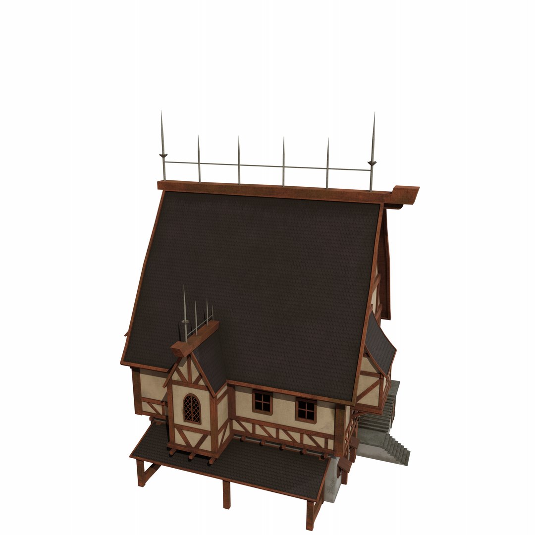Mediaval House 3D Model - TurboSquid 1559855