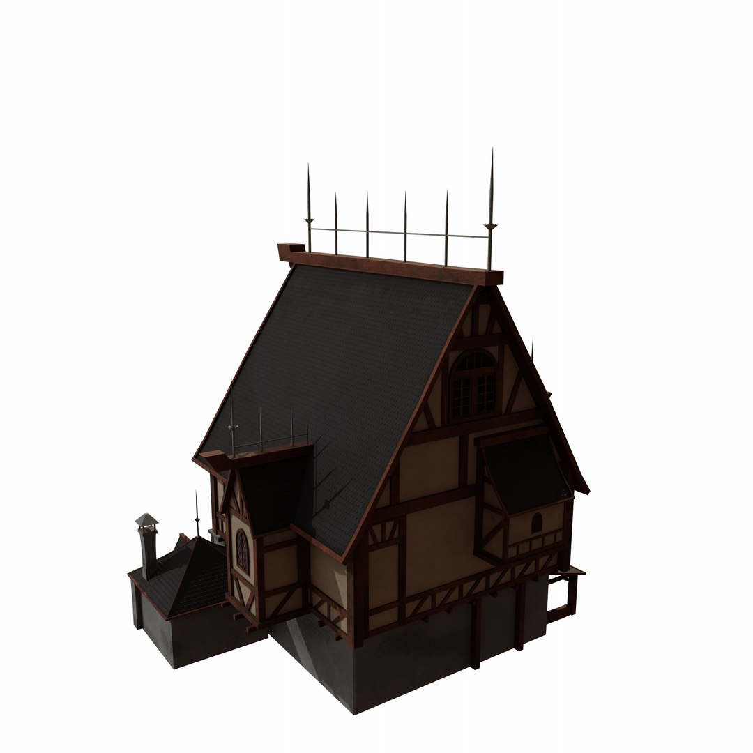 Mediaval House 3D Model - TurboSquid 1559855