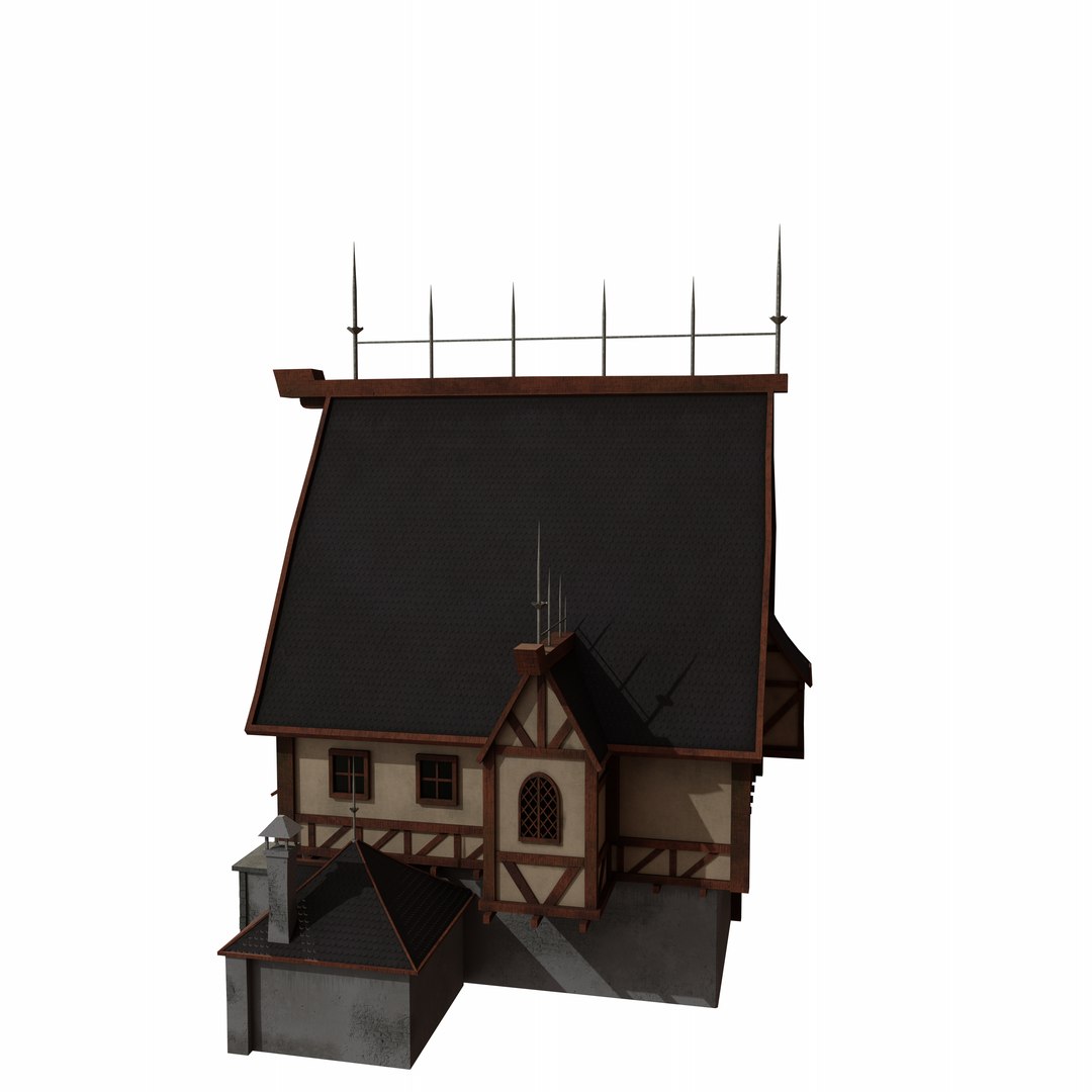 Mediaval House 3D Model - TurboSquid 1559855