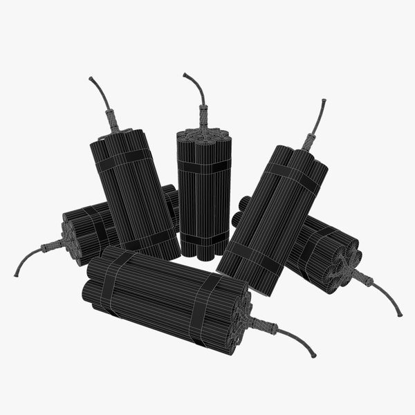 dynamite fuse 3d model