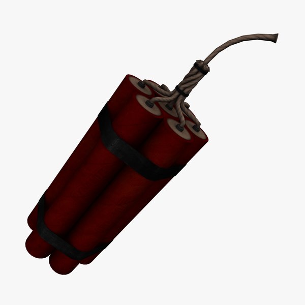 dynamite fuse 3d model