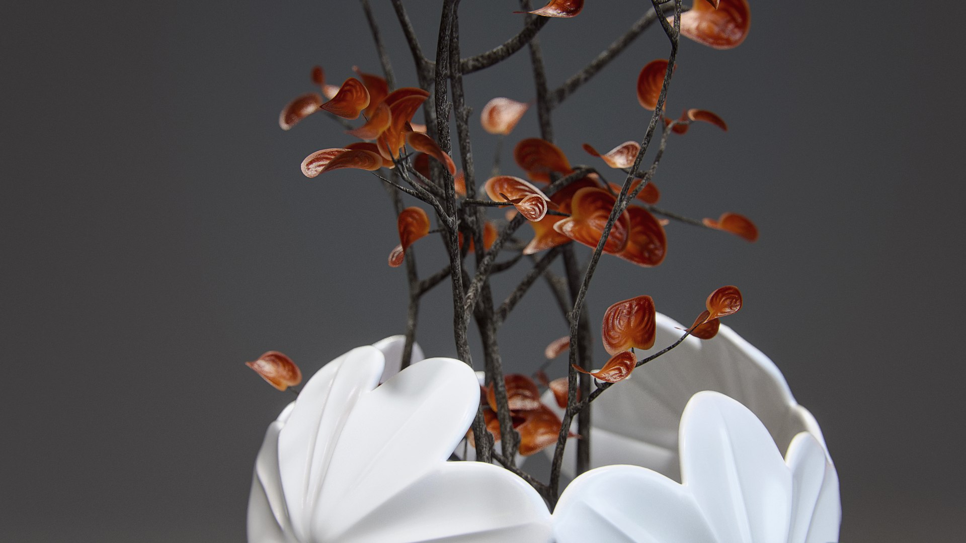 Indoor Plants In A Decorative Vases 3D Model - TurboSquid 2169616