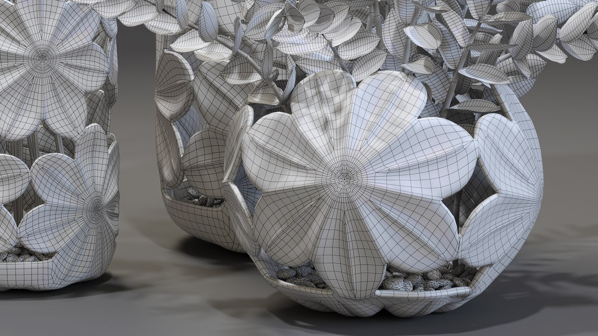 Indoor Plants In A Decorative Vases 3D Model - TurboSquid 2169616