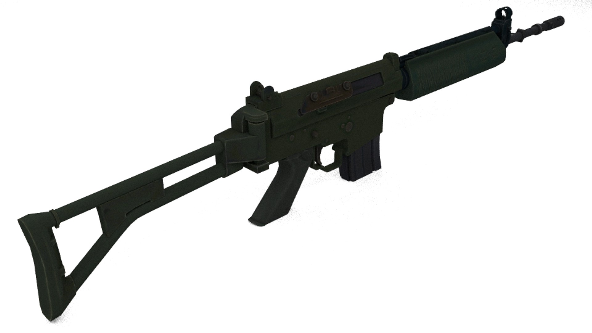 modelo 3d Bofors Ak 5 rifle - TurboSquid 1045490