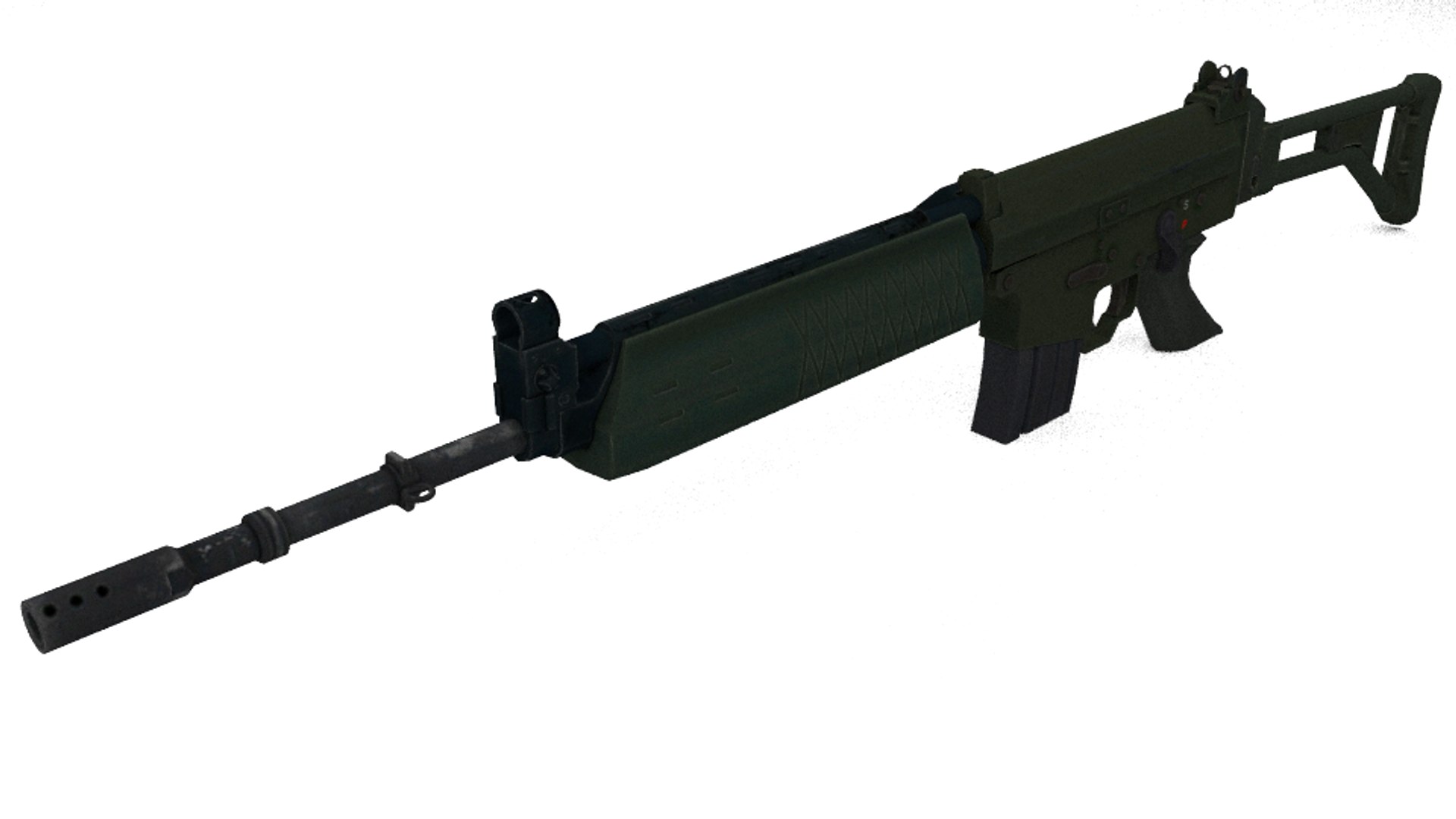 Bofors Ak 5 Rifle 3d Obj