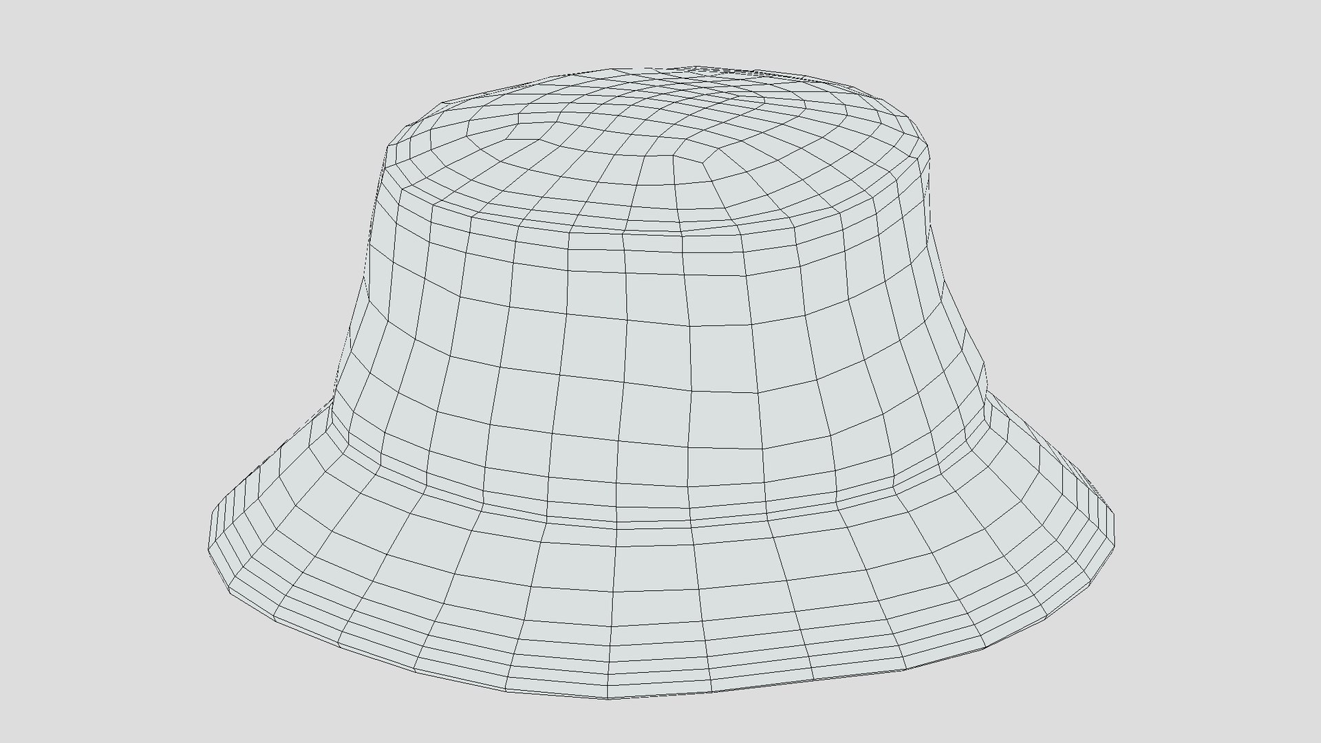 3D Bucket Hat Low Poly Model - TurboSquid 2273581