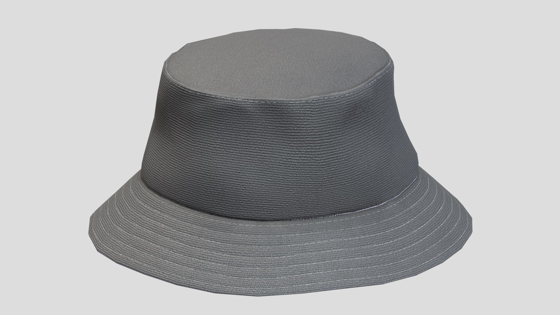 3D Bucket Hat Low Poly Model - TurboSquid 2273581