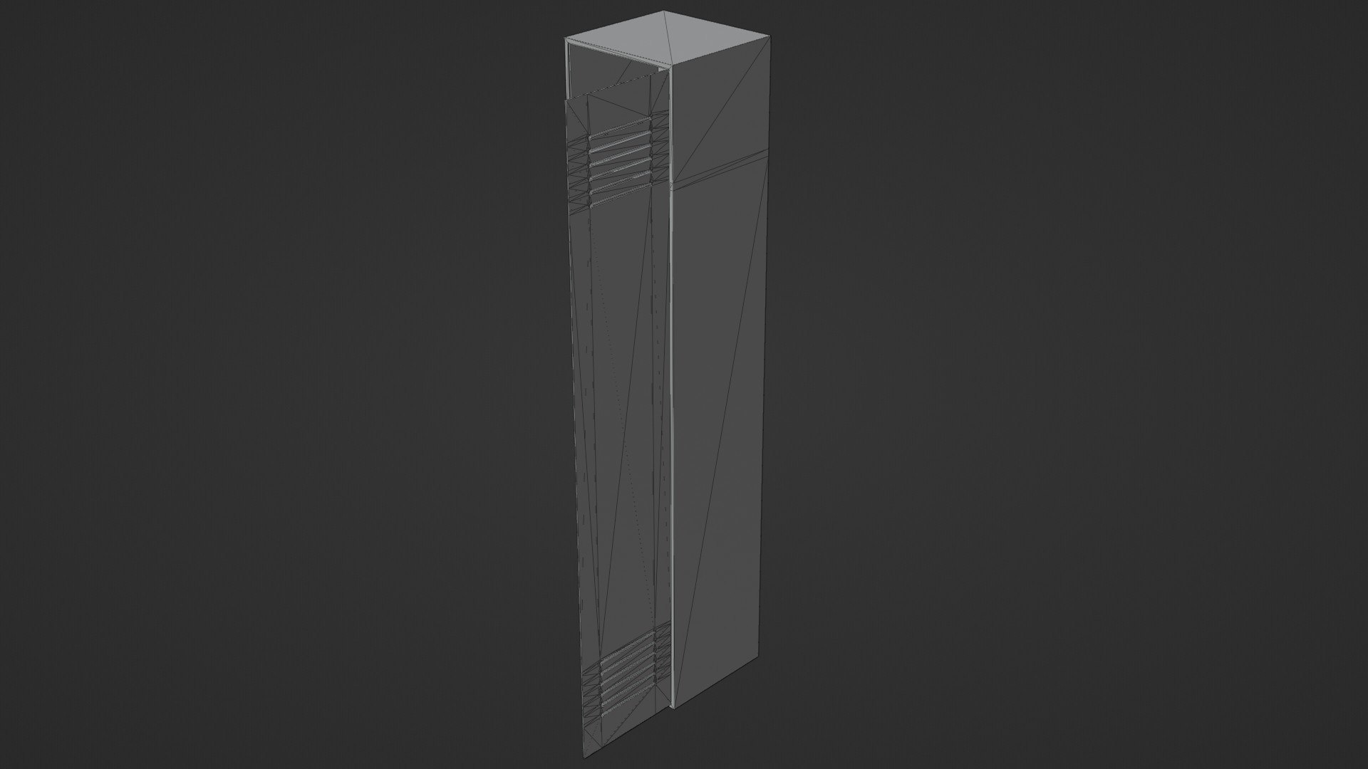 3D Metal Painted Rusty Wardrobe Lockers model - TurboSquid 1939017