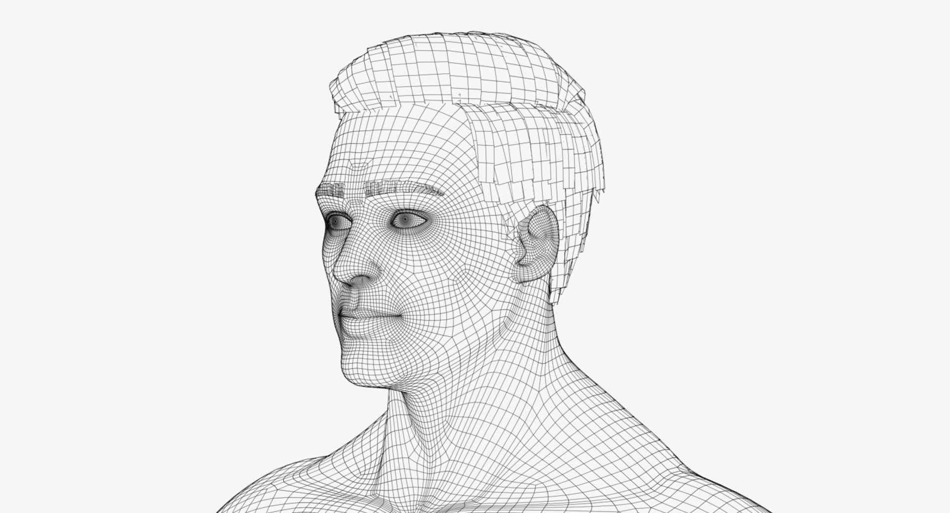 Modeled Male Realistic Human 3d Model