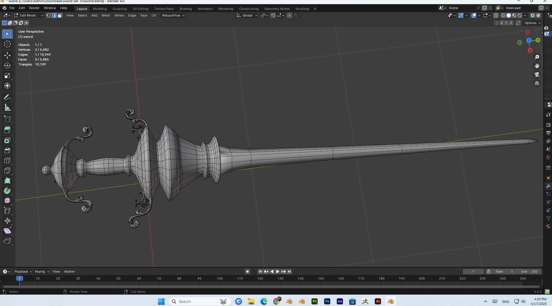 3D Ancient Sword PBR 4k Low-poly 3D Model Model - TurboSquid 2395878