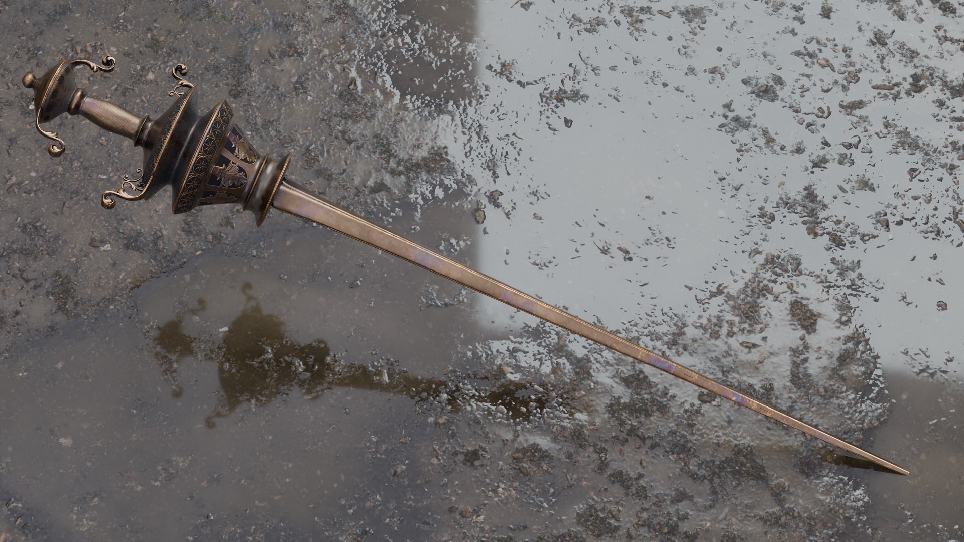 3D Ancient Sword PBR 4k Low-poly 3D Model Model - TurboSquid 2395878