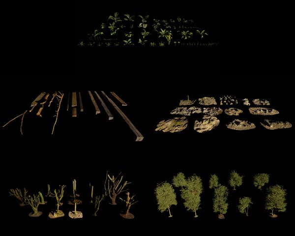 3D Photorealistic Environment Asset Pack - TurboSquid 1990260