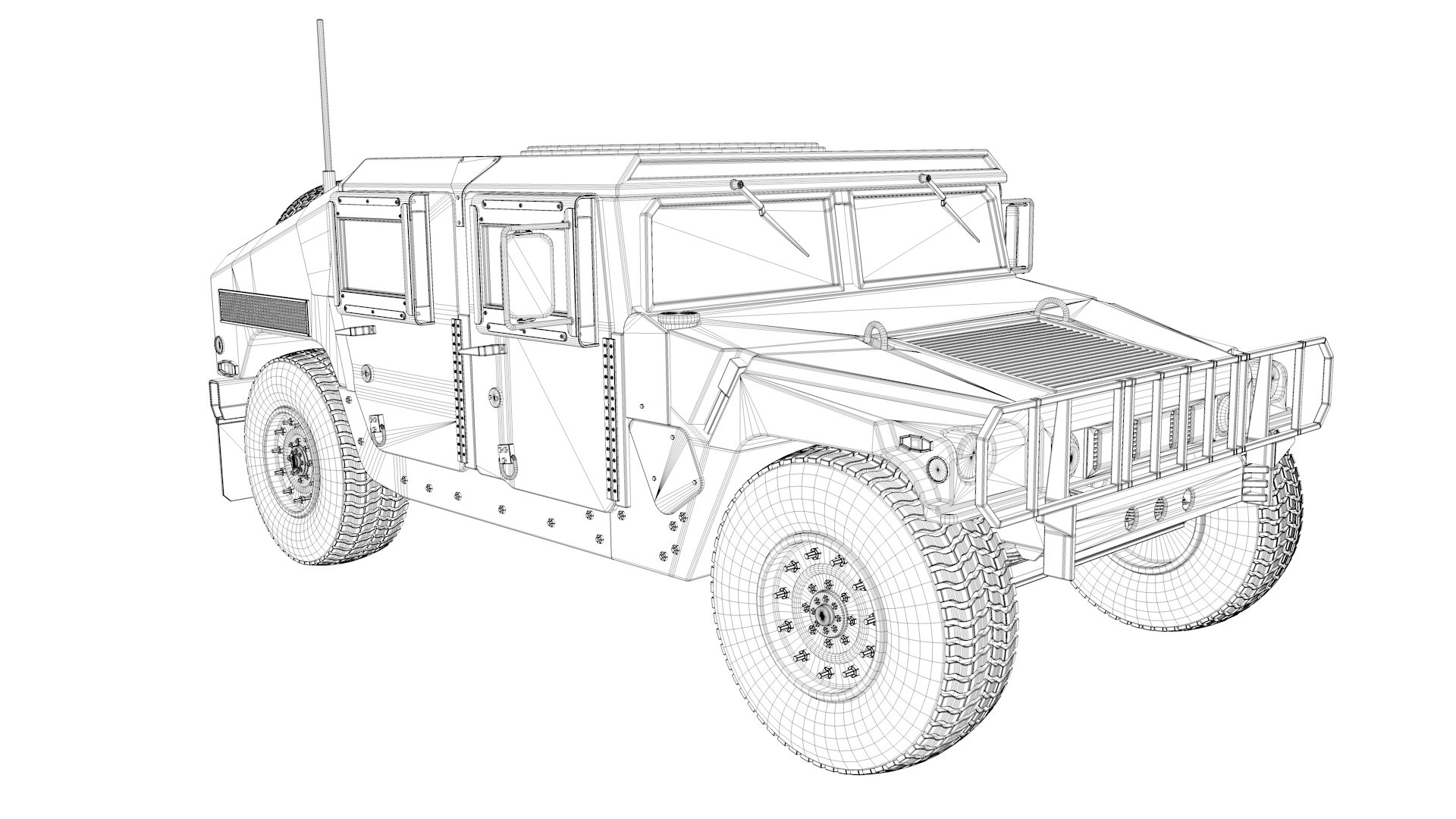 Humvee M1151 3D - TurboSquid 2161076