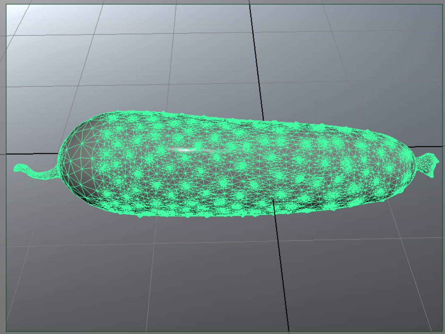 3d Model Realistic Cucumber