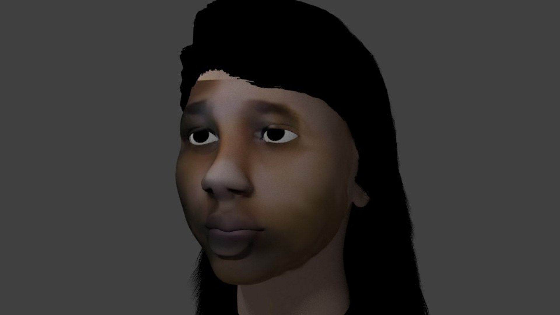 3d Girl Model Turbosquid 1360222