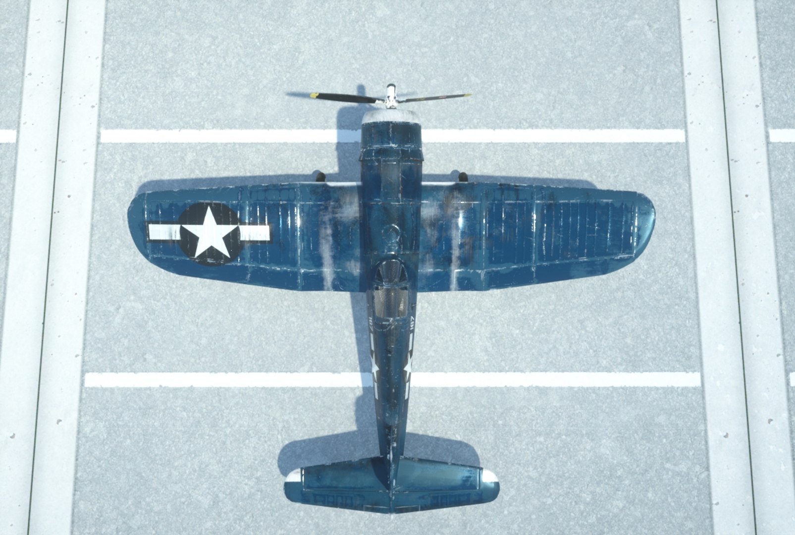 3D Corsair F4u Model - TurboSquid 1498389