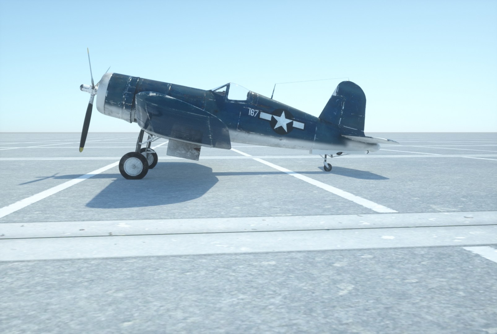 3D Corsair F4u Model - TurboSquid 1498389