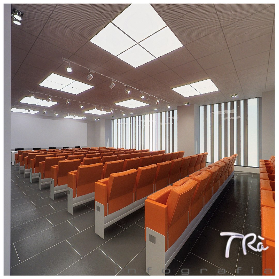 Office Events Room Interior 3d Max