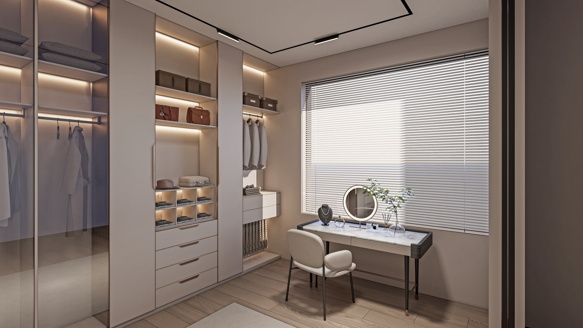3D Dressing Room Wardrobe closet full Scene model - TurboSquid 2134473