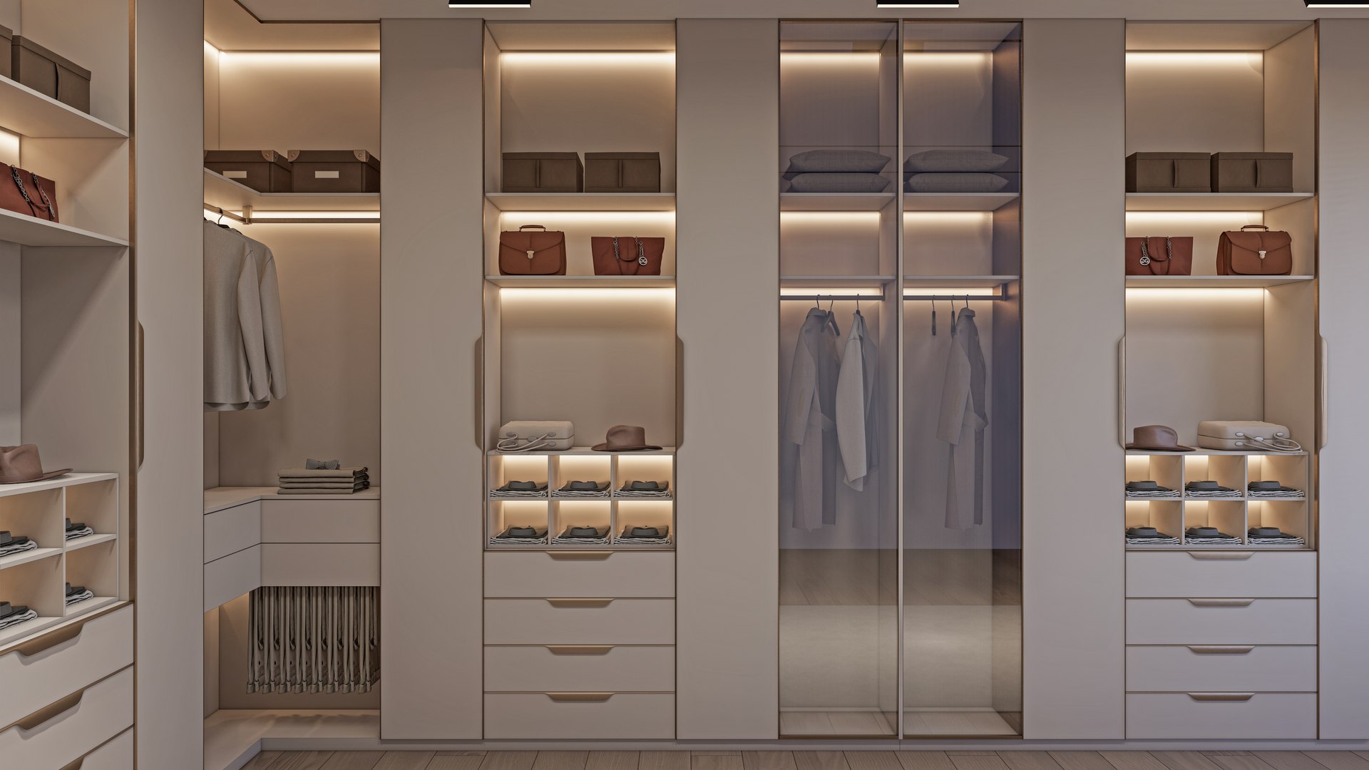 3D Dressing Room Wardrobe closet full Scene model - TurboSquid 2134473