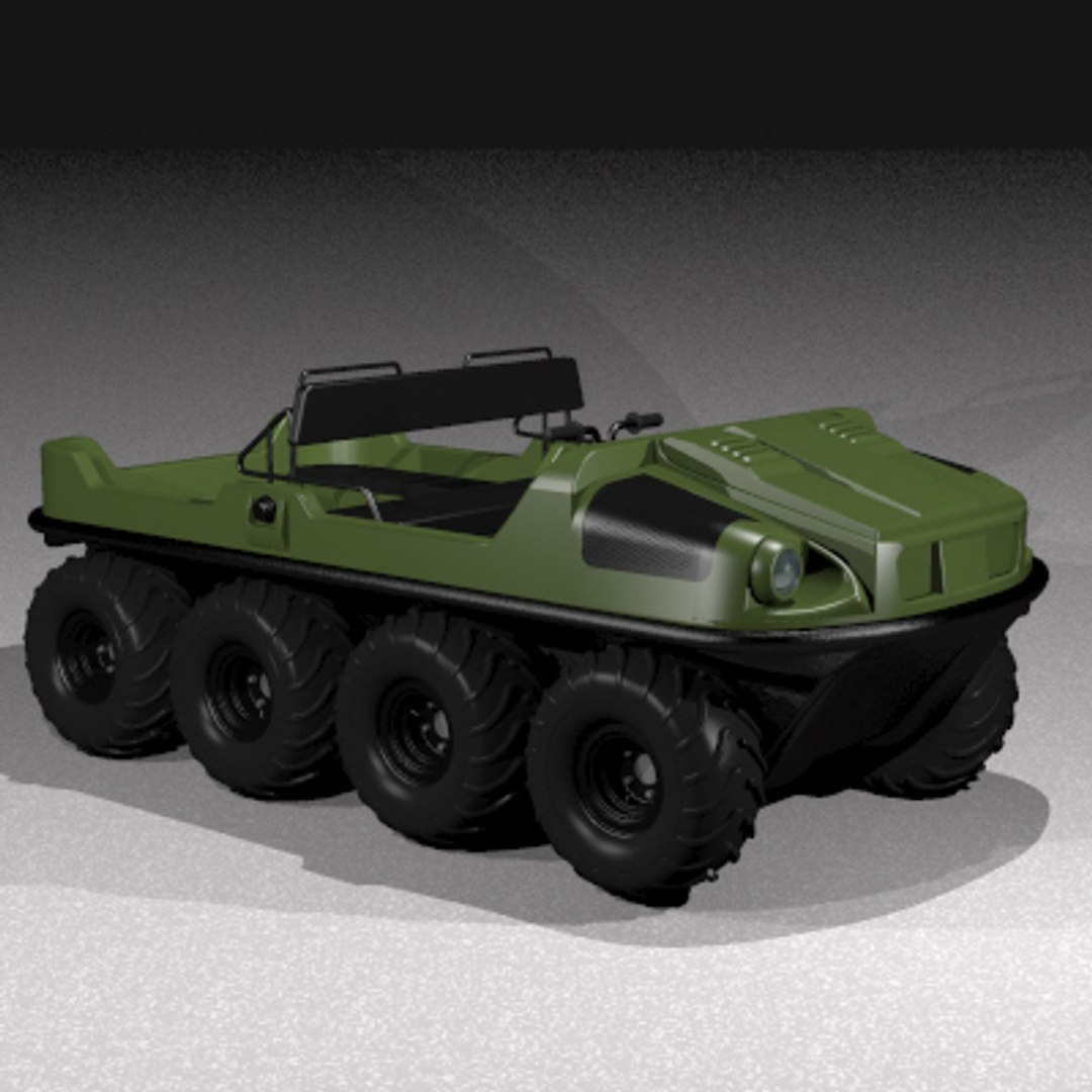 Vehicle Eightwheeler 3d Model