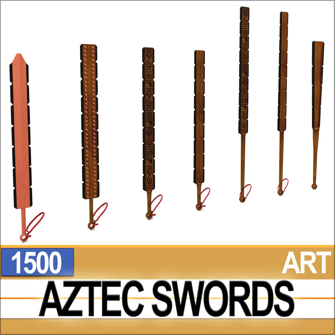1500 Aztec Swords 3d 3ds