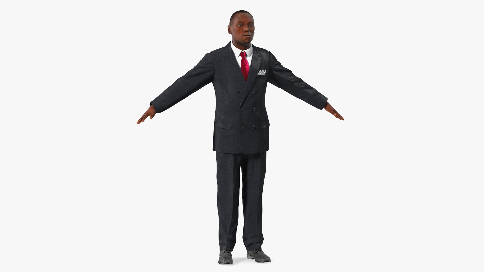 Handsome African American Business Man Entrepreneur model - TurboSquid ...