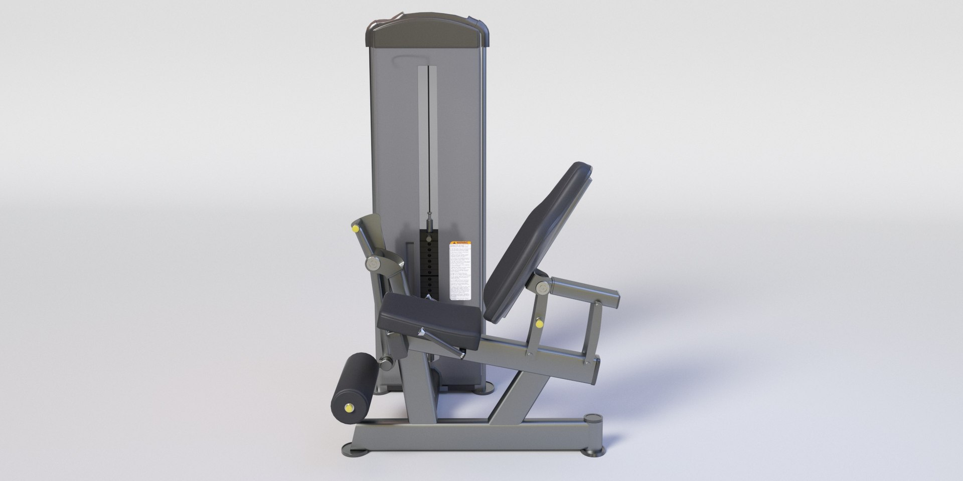 LEG EXTENSION MACHINE - Professional 3D Gym Model 3D Model - TurboSquid ...