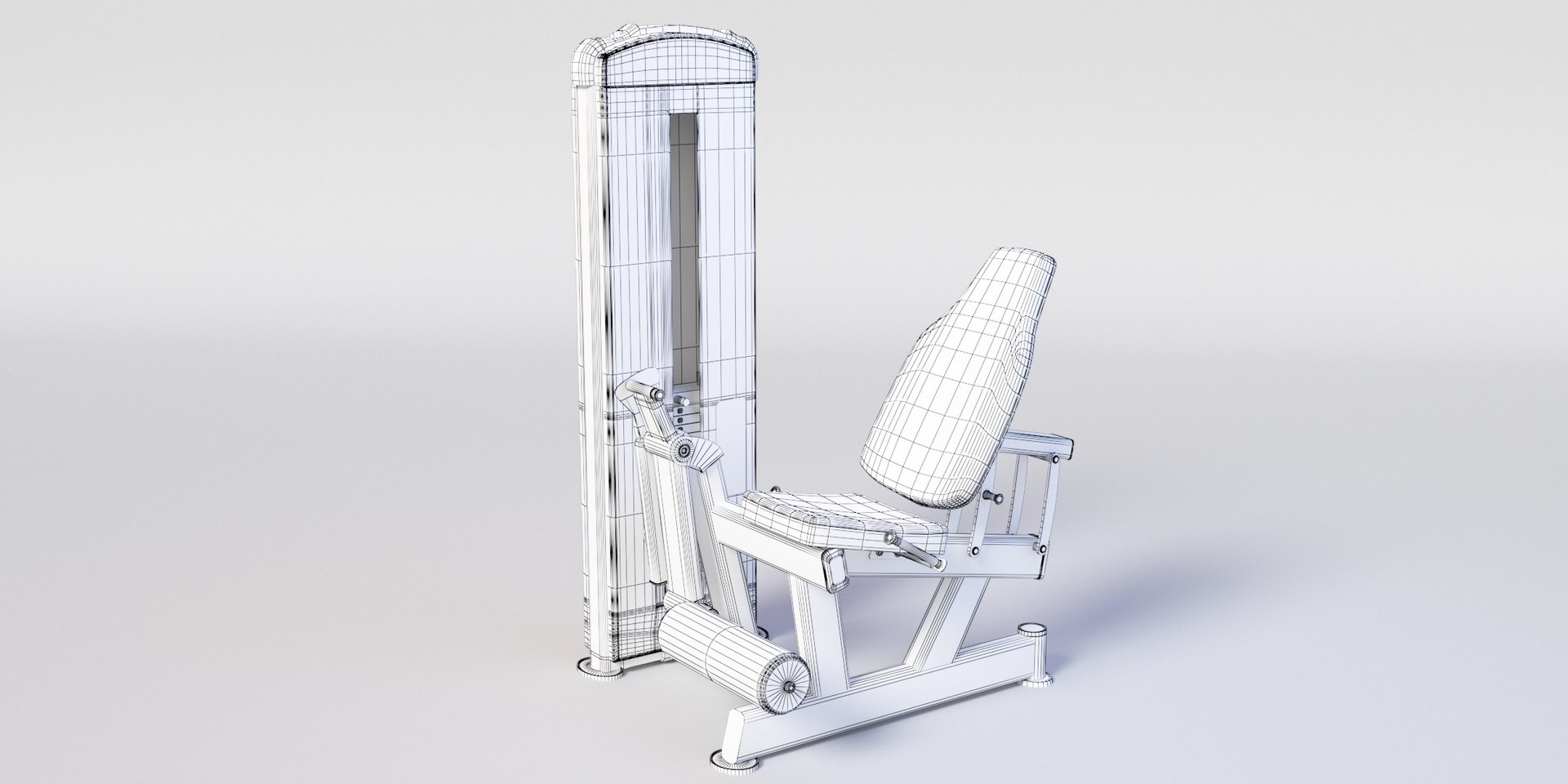 LEG EXTENSION MACHINE - Professional 3D Gym Model 3D Model - TurboSquid ...