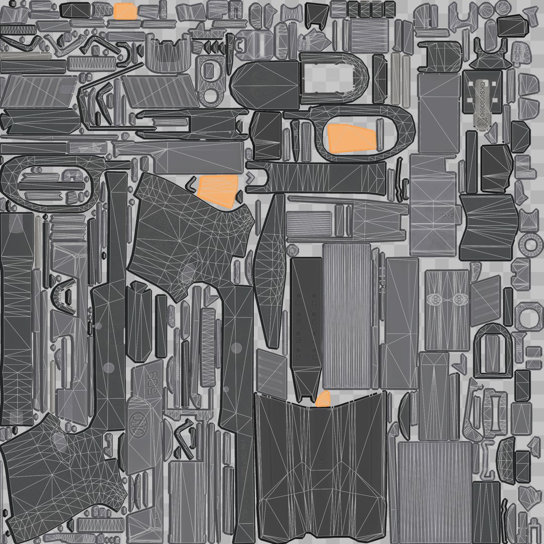 3D FN 509 Compact MRD BLK Model - TurboSquid 1749045