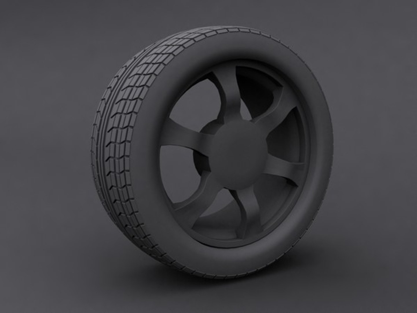 3dsmax heavy car wheel