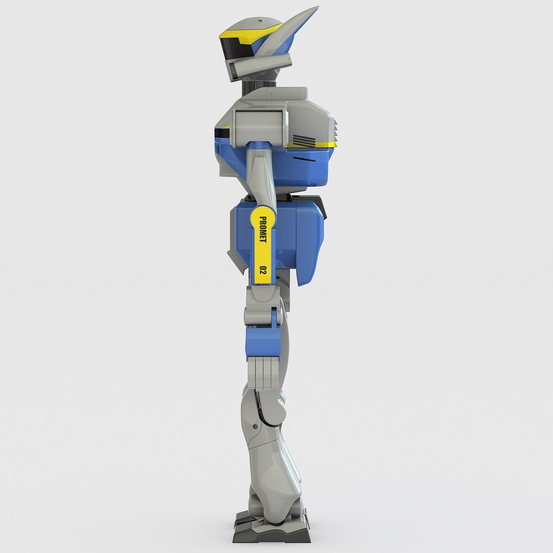 3d Model Humanoid Robot Hrp-2 Promet