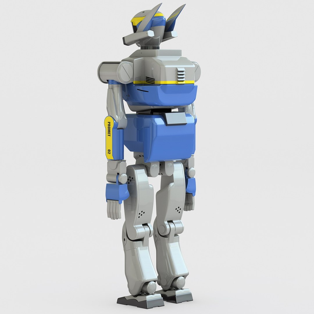3d Model Humanoid Robot Hrp-2 Promet