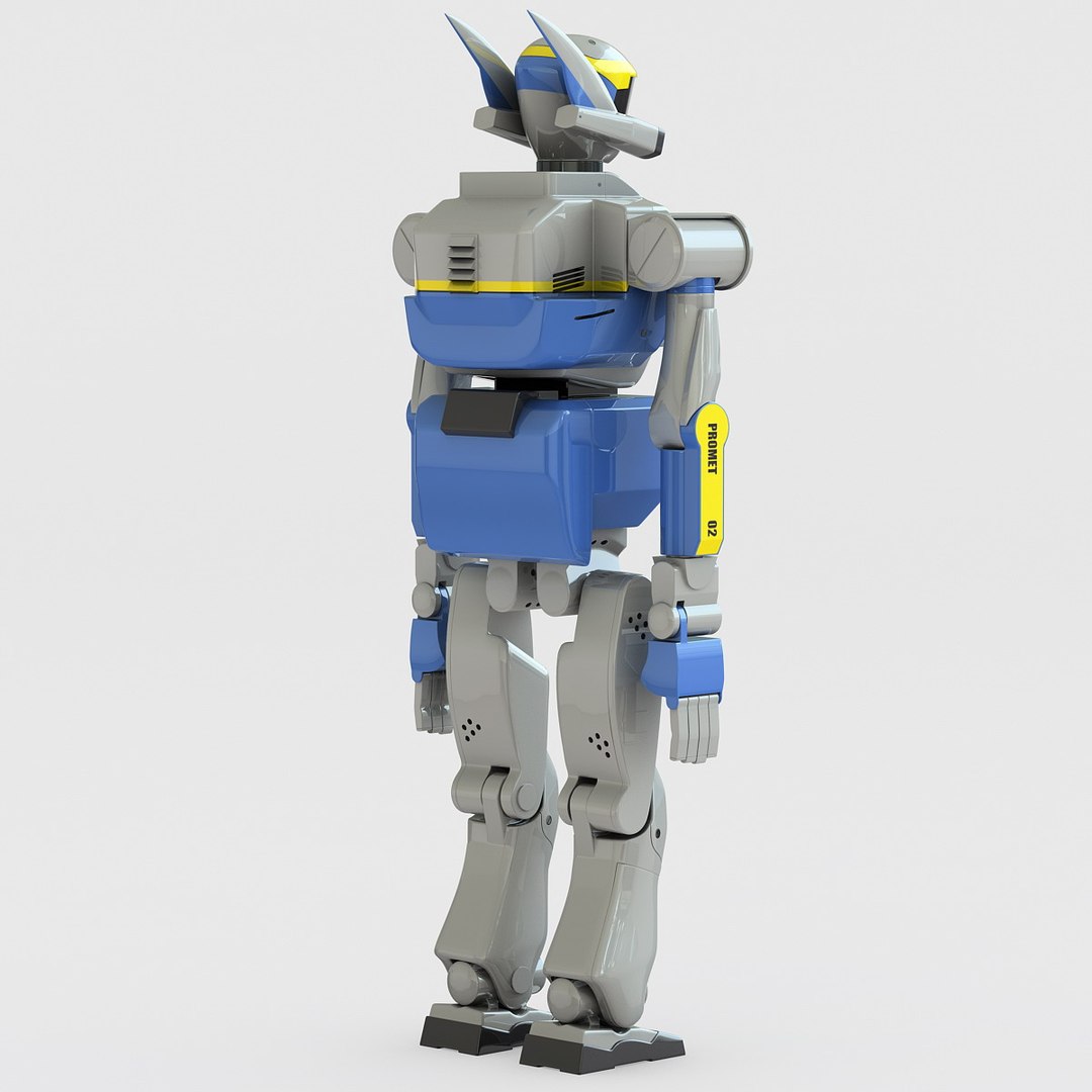 3d Model Humanoid Robot Hrp-2 Promet