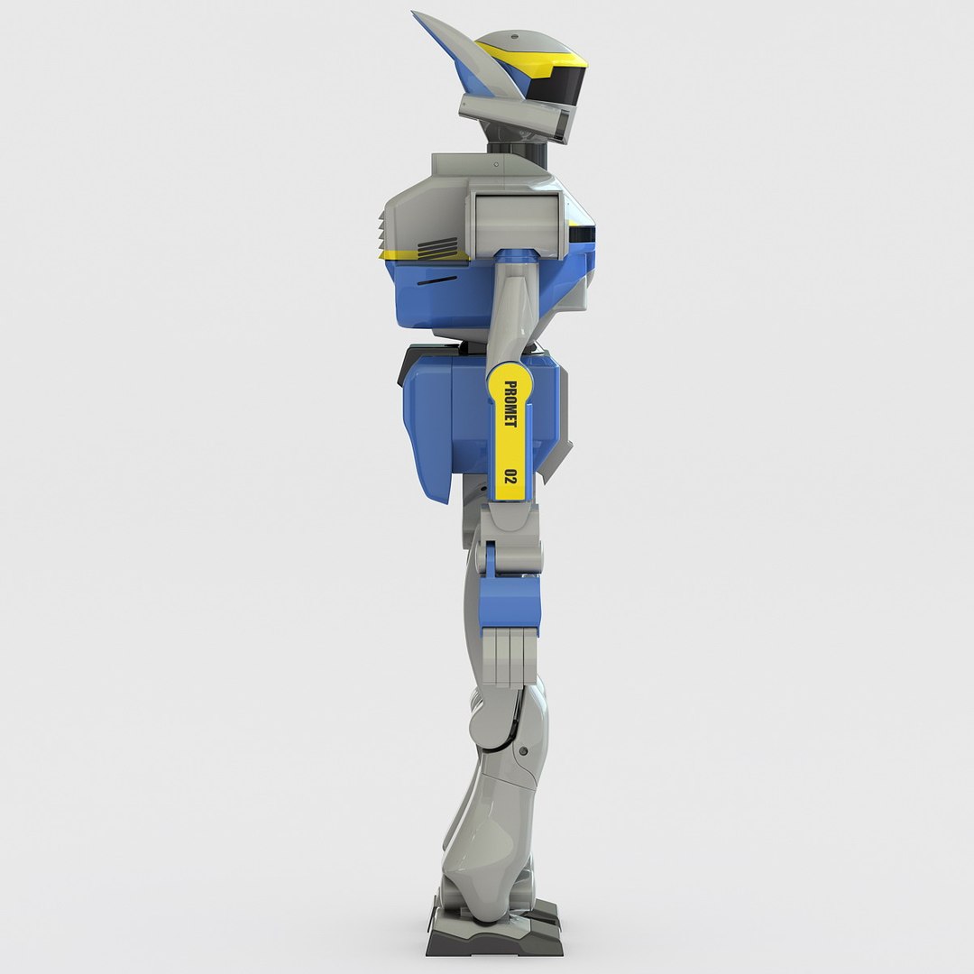 3d Model Humanoid Robot Hrp-2 Promet