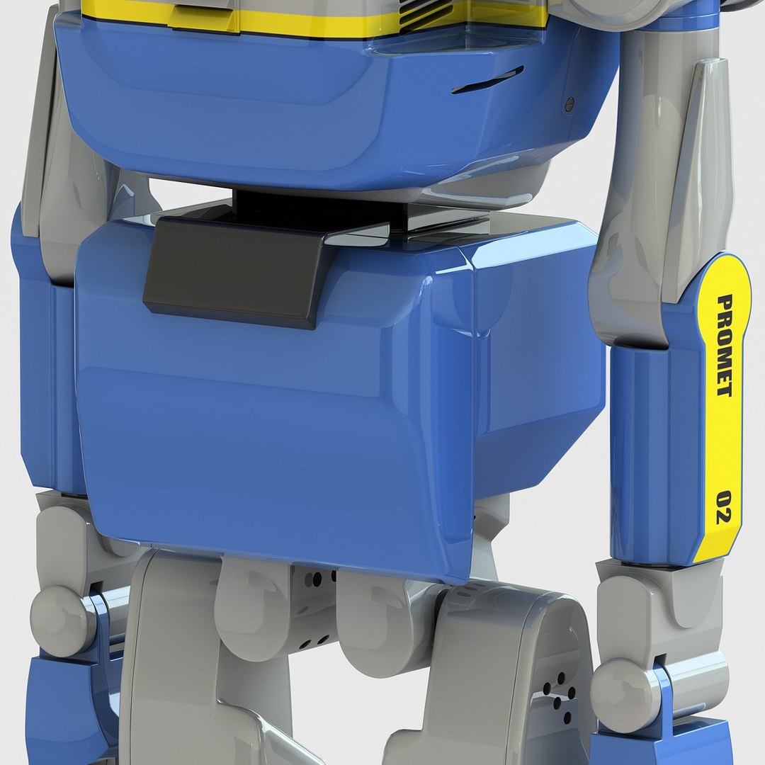 3d Model Humanoid Robot Hrp-2 Promet