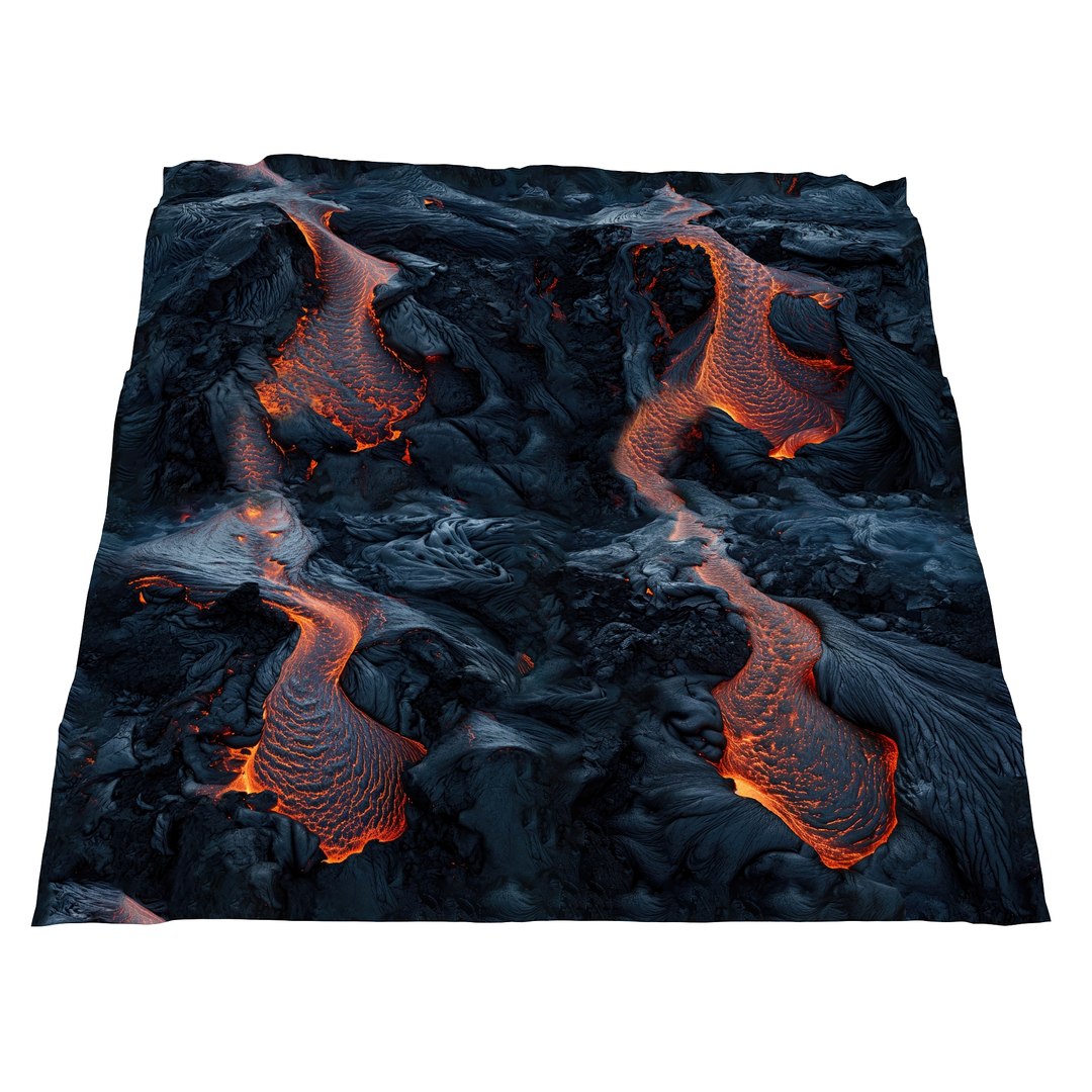 3D Volcanic Lava HD 8K - TurboSquid 2173423