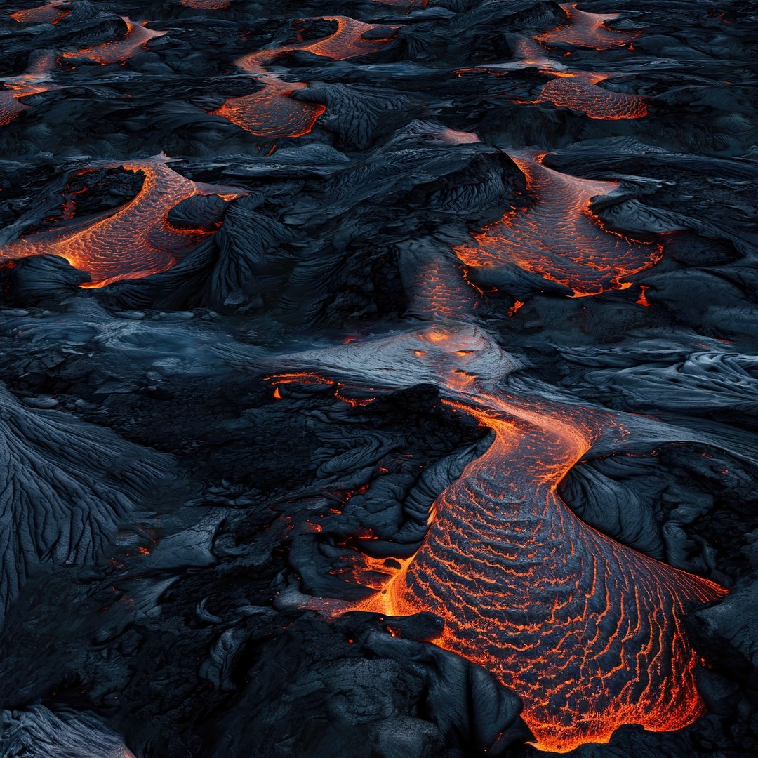 3D Volcanic Lava HD 8K - TurboSquid 2173423