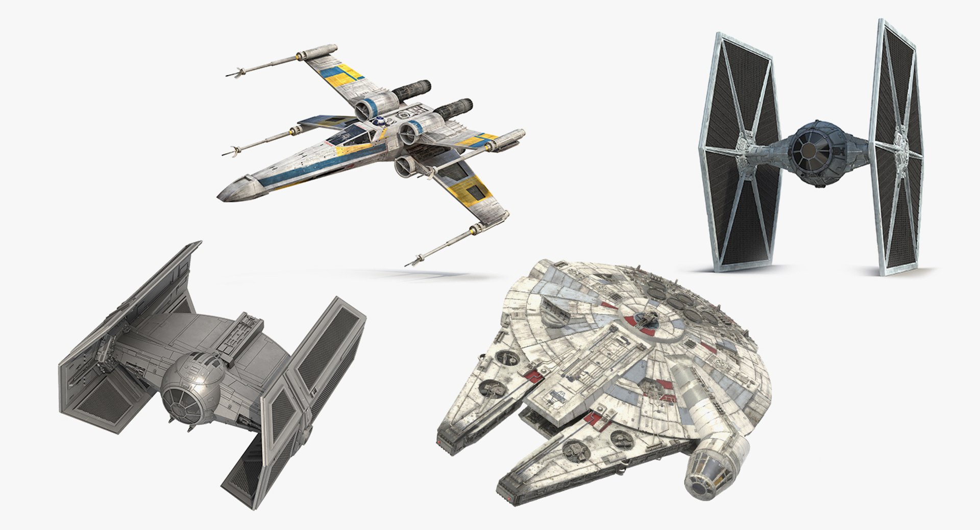 Star Wars Spacecrafts Collection 2 3D model - TurboSquid 2118772
