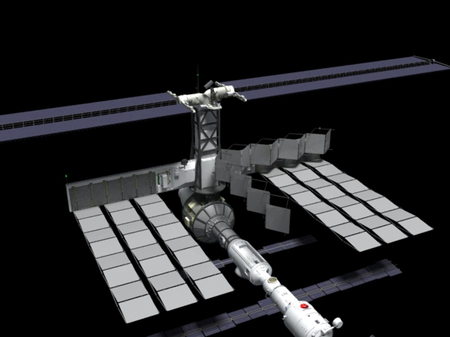 Space Station 3d Model